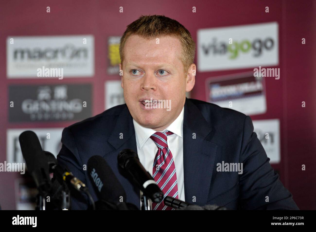Aston Villa chief executive Paul Faulkner..Villa Park Birmingham 6th ...