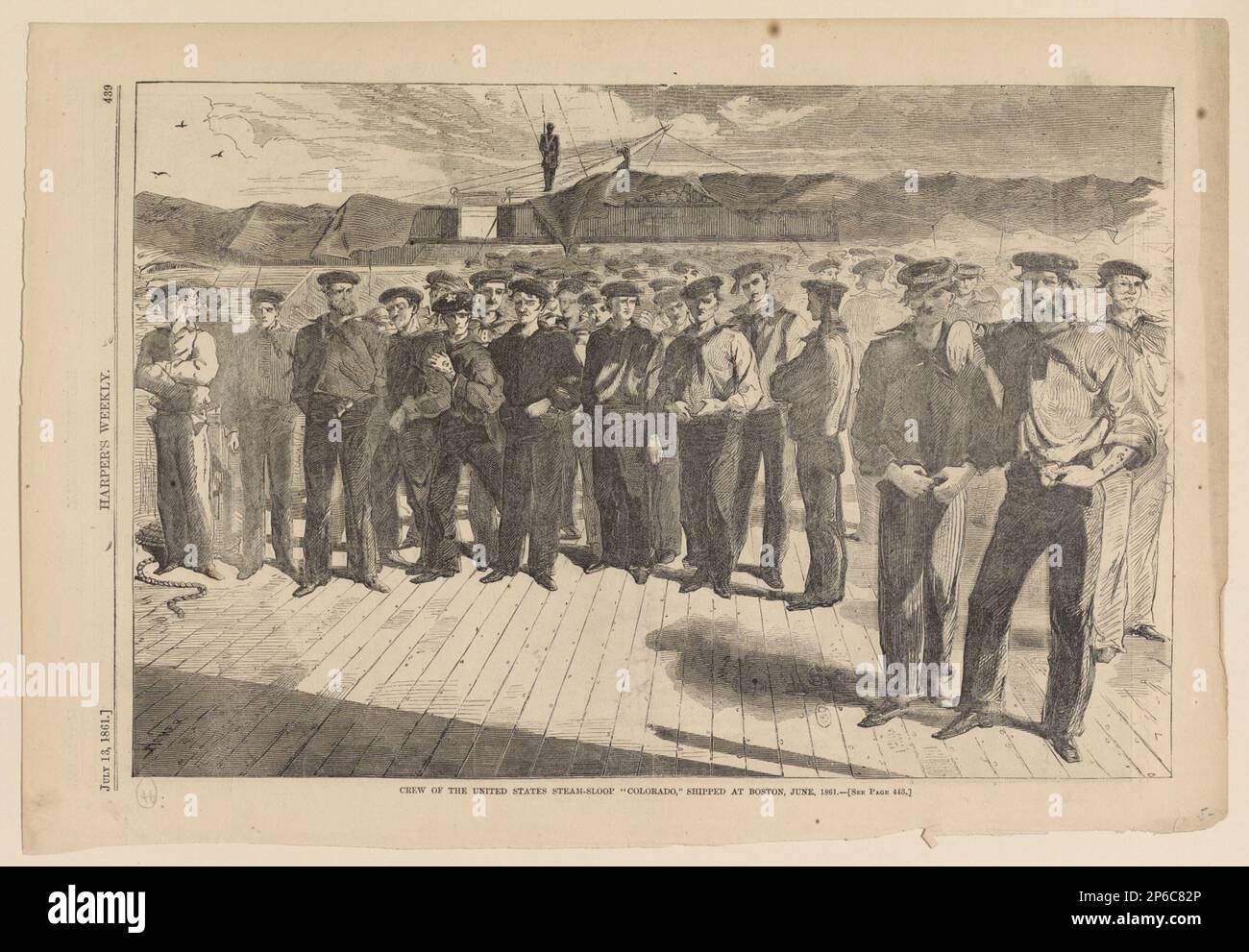 After Winslow Homer, Crew of the United States Steam-Sloop "Colorado ...