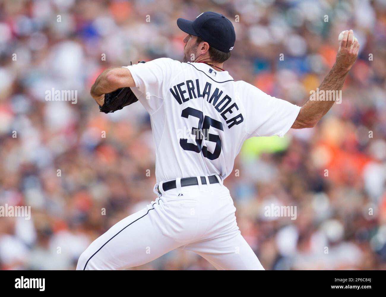 June 03, 2012: Detroit Tigers pitcher Justin Verlander (35) delivers ...