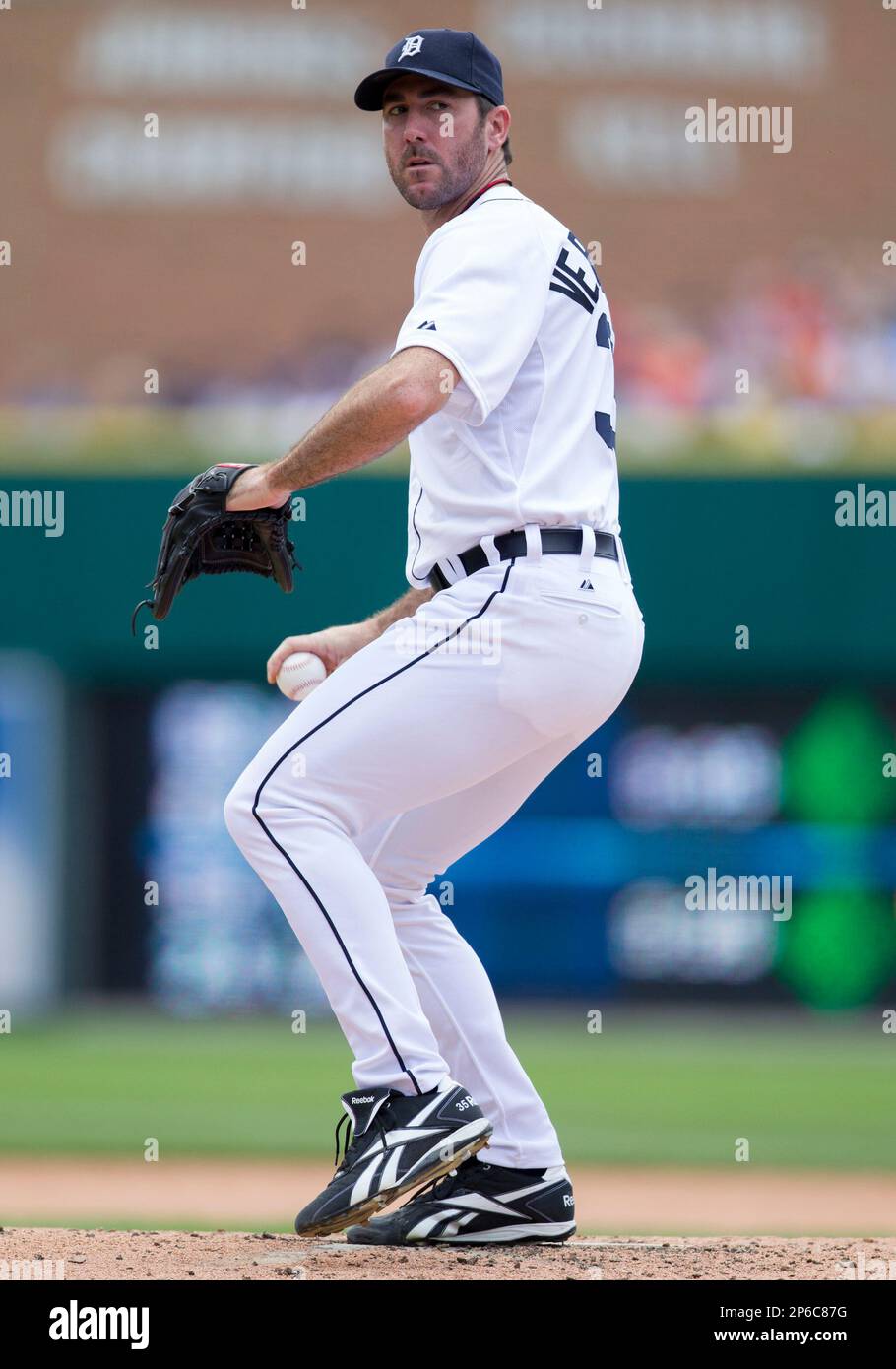 June 03, 2012: Detroit Tigers pitcher Justin Verlander (35) delivers ...