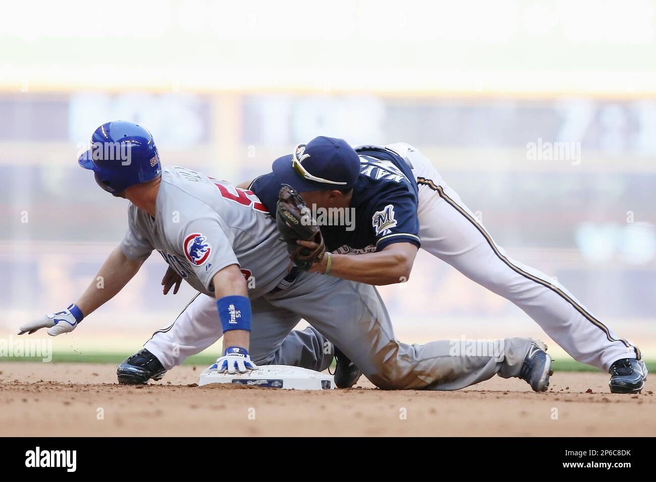 June 07, 2012: Milwaukee Brewers shortstop Edwin Maysonet #29 and ...