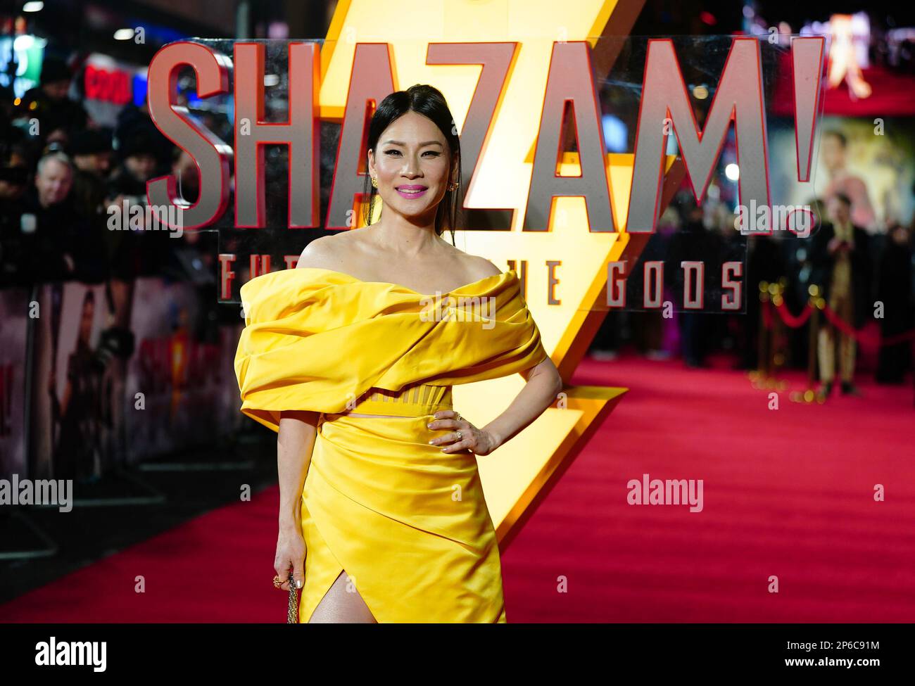 Lucy Liu attending a special screening for Shazam! Fury of the Gods, at ...