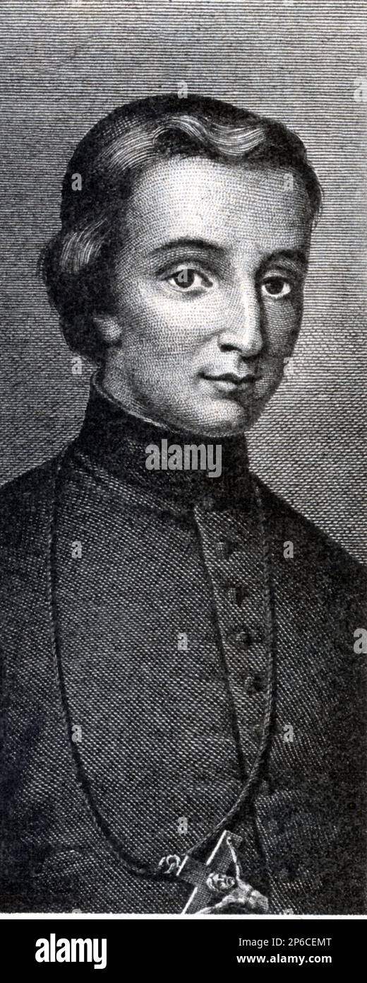 The french priest Saint PIETRO CHANEL ( 1803 - 1841 ), blessed ...