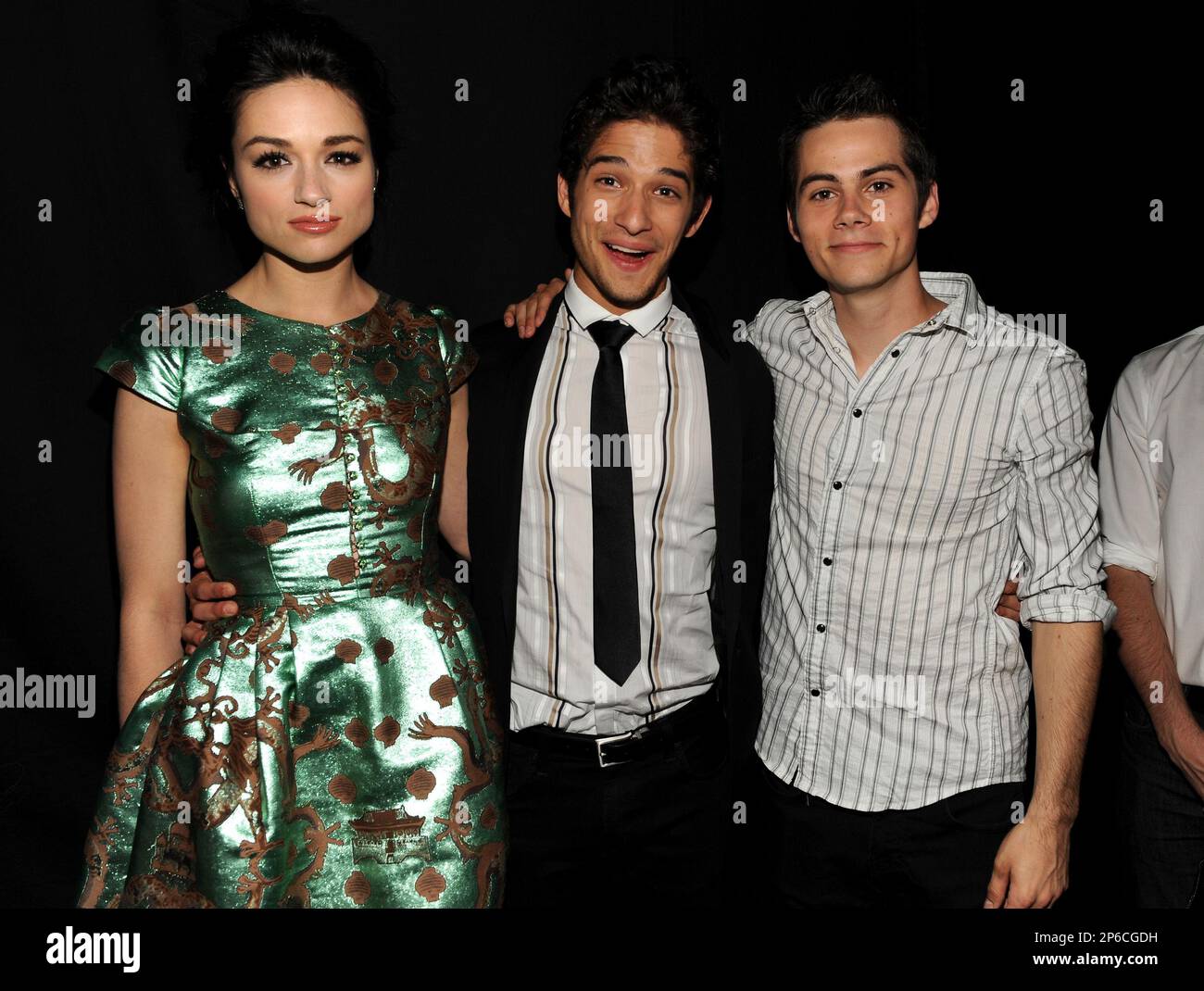 UNIVERSAL CITY, CA - JUNE 3: (L-R) Actors Crystal Reed, Tyler Posey and ...