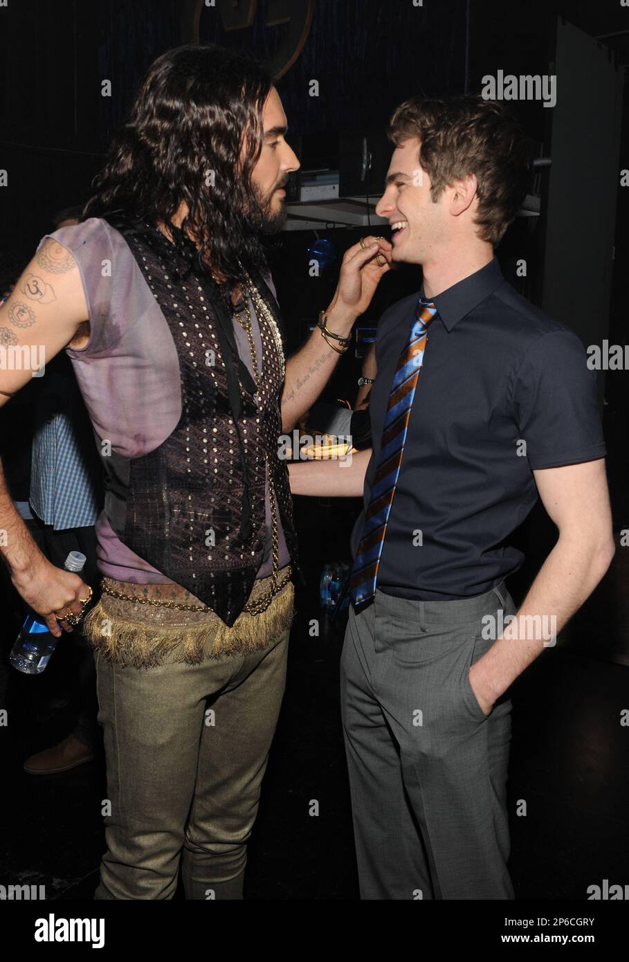 UNIVERSAL CITY, CA - JUNE 3: (L-R) Actors Russell Brand and Andrew ...