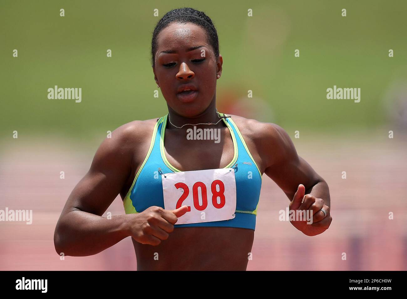 Athlete Yvana Hepburn-Bailey as seen during the Pure Athletics and NTC ...