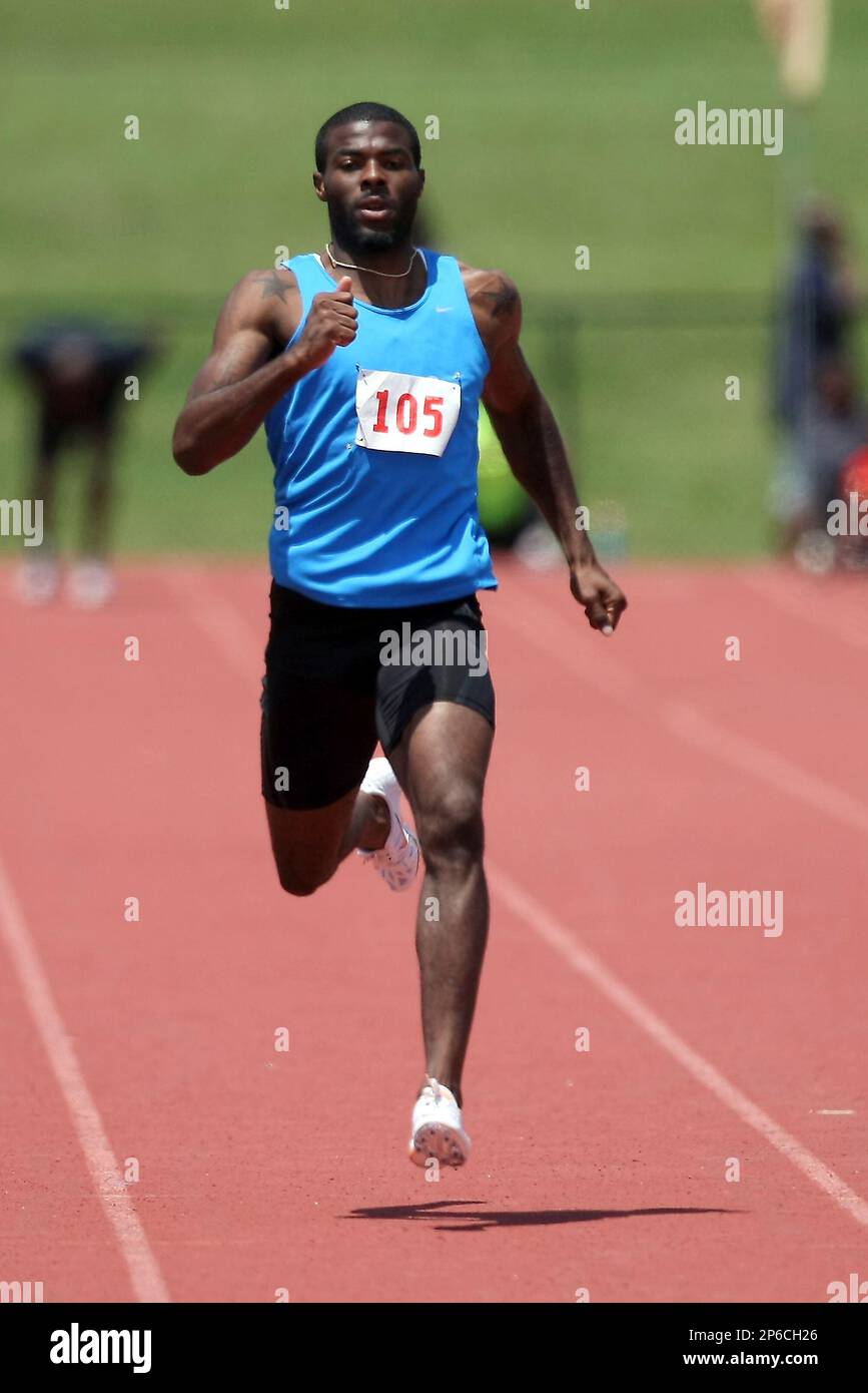 Athlete Jamal Moss as seen during the Pure Athletics and NTC Last ...