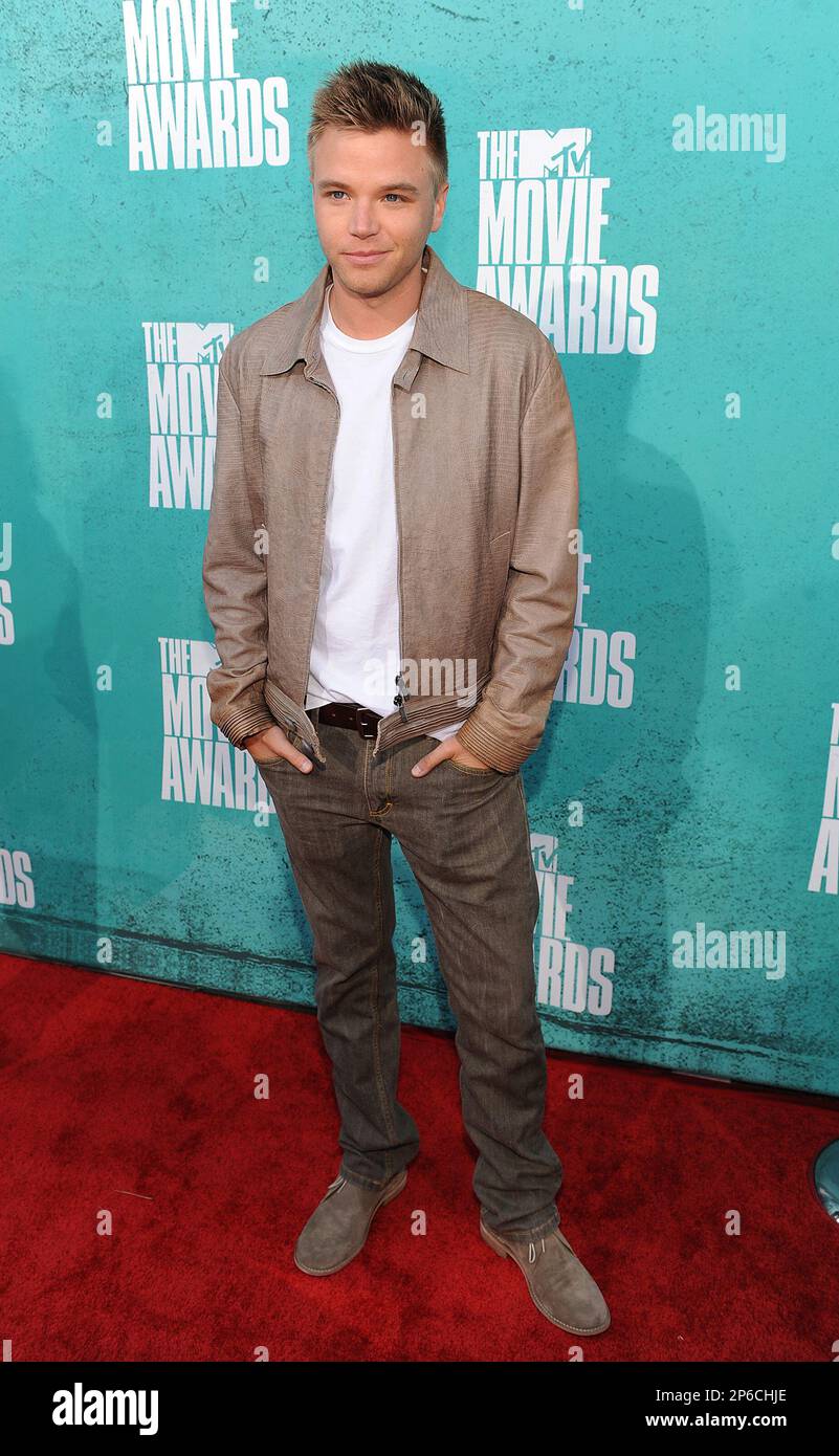 UNIVERSAL CITY, CA - JUNE 3: Actor Brett Davern arrives at the 2012 MTV ...