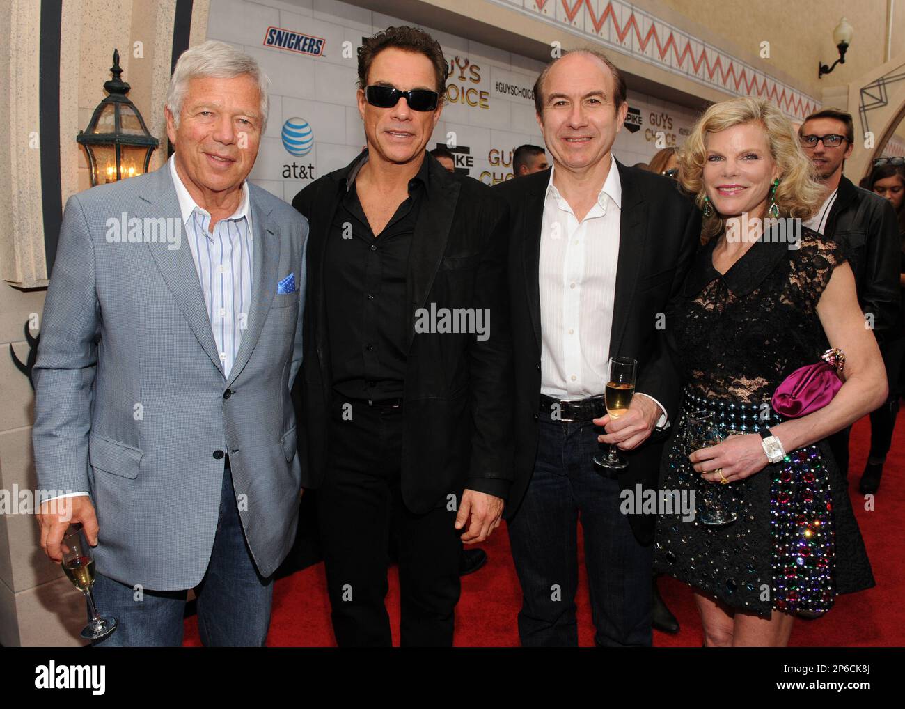 UNIVERSAL CITY, CA - JUNE 3: (L-R) Owner of the New England Patriots ...