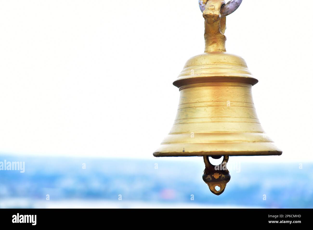 Mandir ghanta at temple in india Stock Photo - Alamy