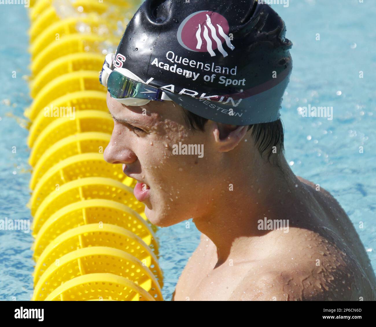 Mitch Larkin, of Australia, at the USA Swimming Grand Prix Series ...