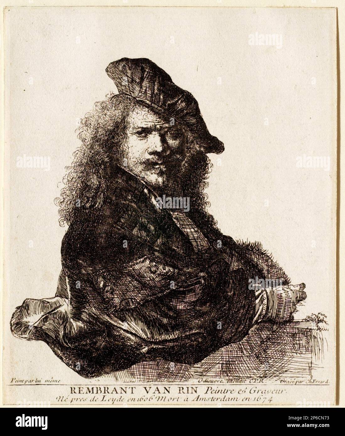 Charles Errard, Self Portrait Leaning on a Stone Sill, 1616–1689 ...