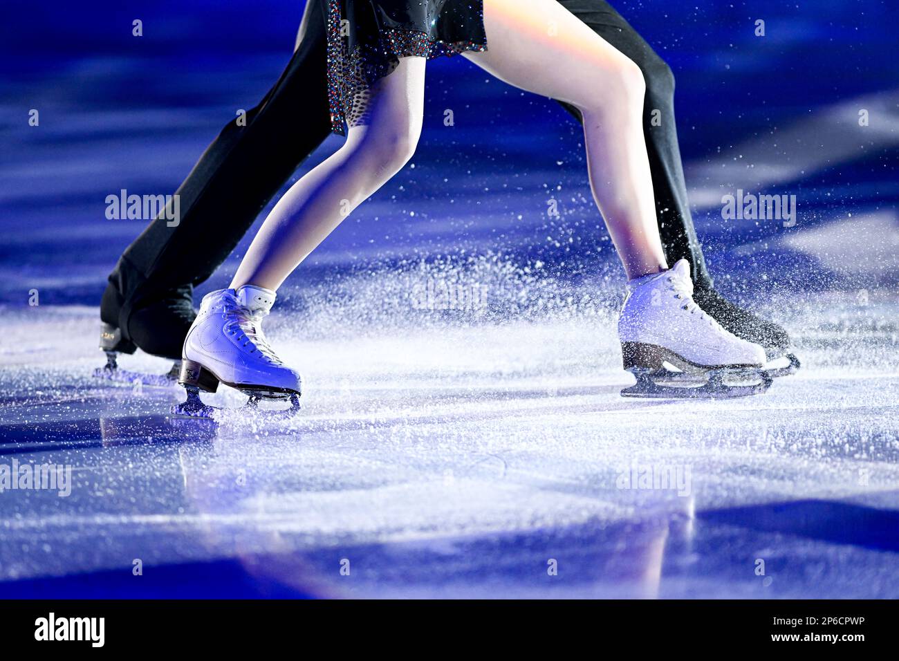 Hannah LIM & Ye QUAN (KOR)), during the Exhibition Gala, at the ISU ...