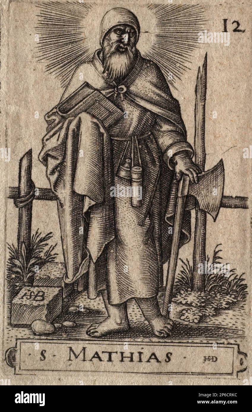 After Hans Sebald Beham, The Twelve Apostles: Saint Mathias, 1520–1800 ...