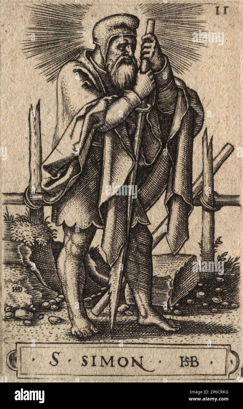 After Hans Sebald Beham, The Twelve Apostles: Saint Simon, 1520–1800 ...