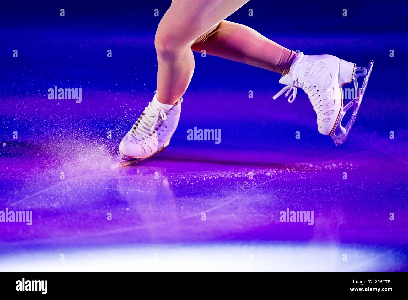 Clare SEO (USA), during the Exhibition Gala, at the ISU World Junior ...