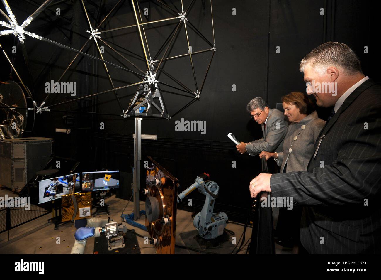 Jim Estep, right, president and CEO of the West Virginian High ...