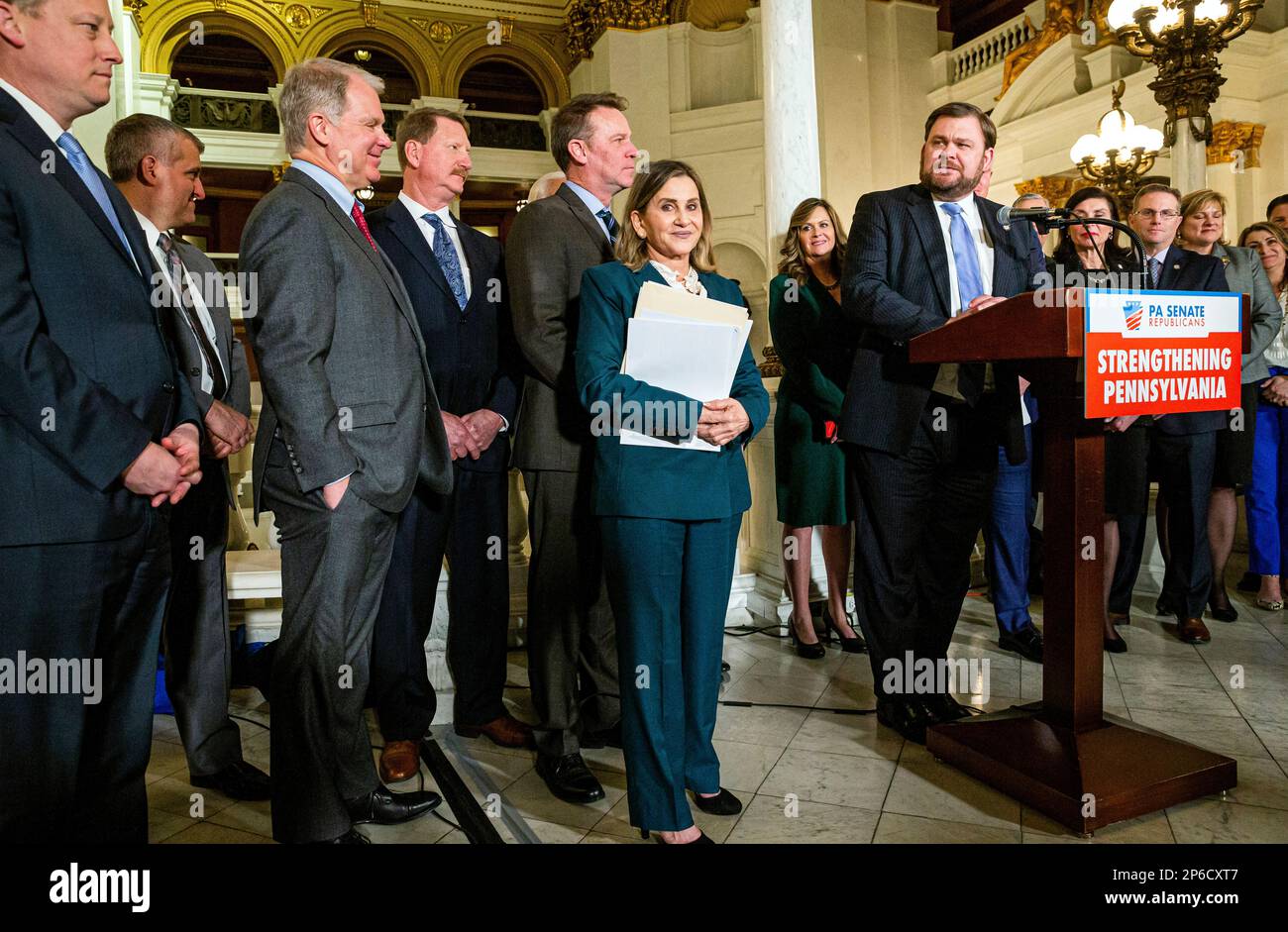 With Senate President Pro Tempore Kim Ward, R-Westmoreland County ...