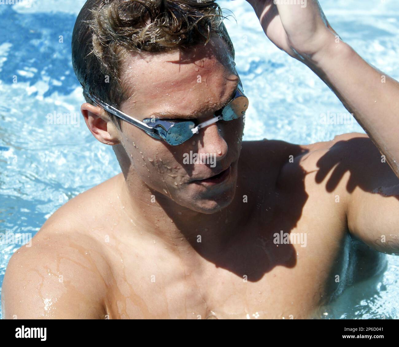 Russian Olympic Swimmer Vladimir Morozov (TROJ-CA) at the Speedo Grand ...