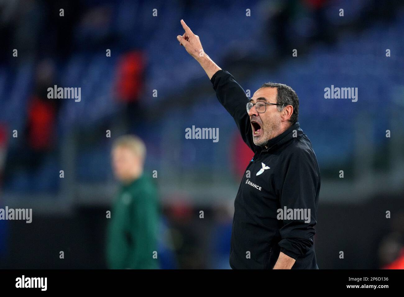 ROME - SS Lazio coach Maurizio Sarri during the UEFA Conference league ...