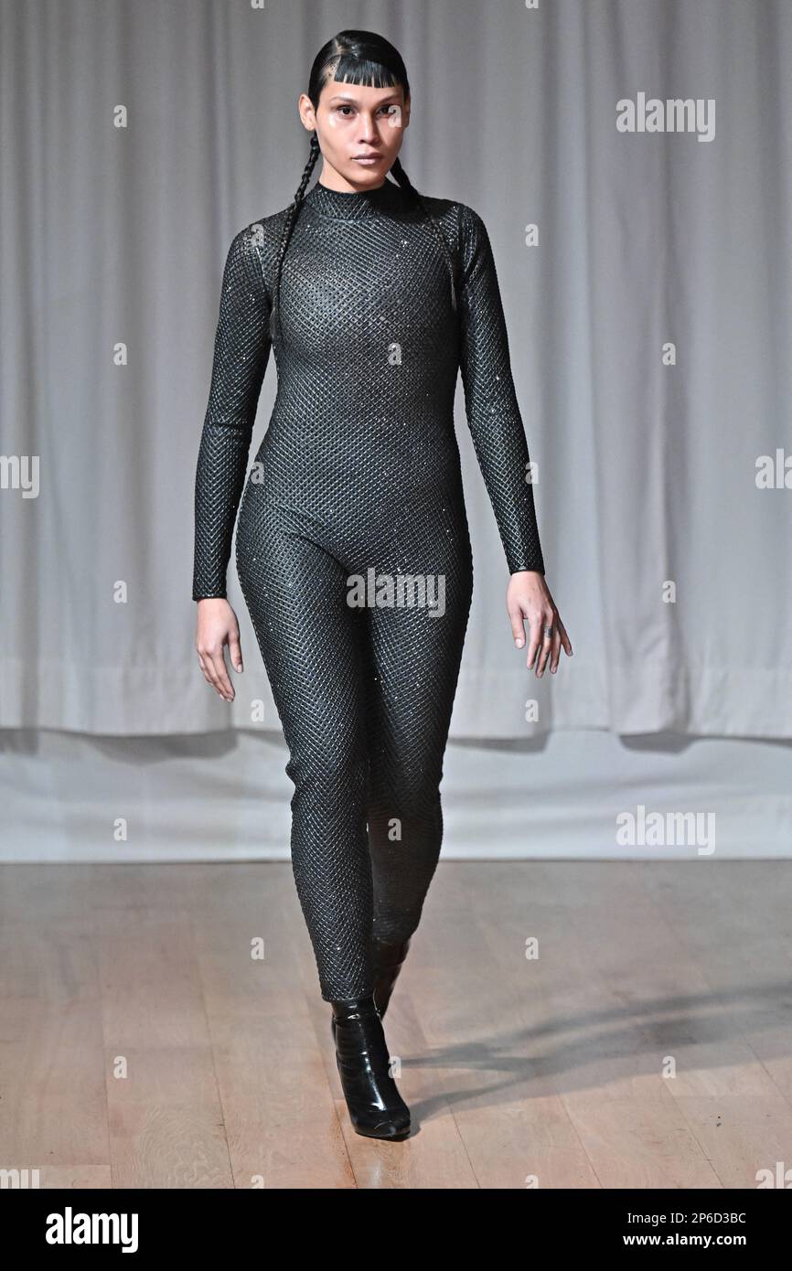 Paris, France. 07th Mar, 2023. A model walks the runway at the Avellano ...