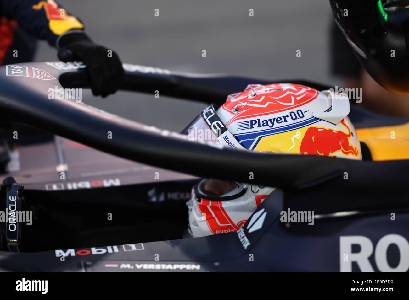 MANAMA, BAHRAIN, Sakhir circuit, 05. March 2023: race winner #1, Max ...