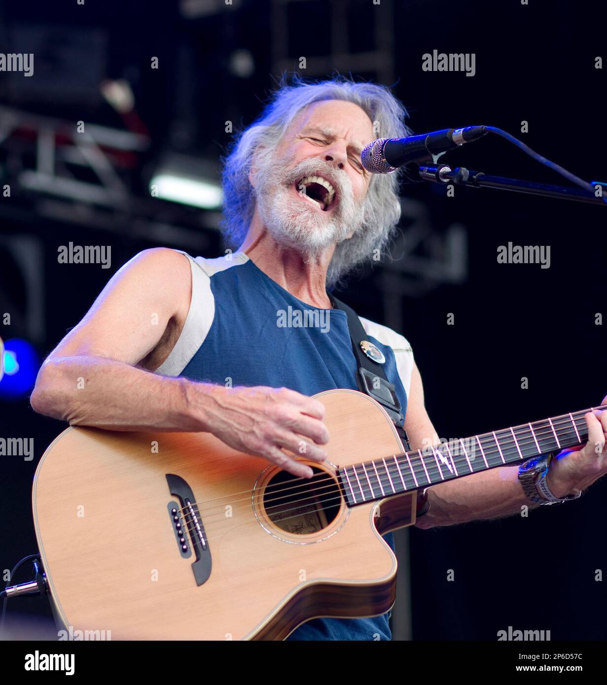 May 25, 2012: Chillicothe, IL. Bob Weir (founding member of the ...