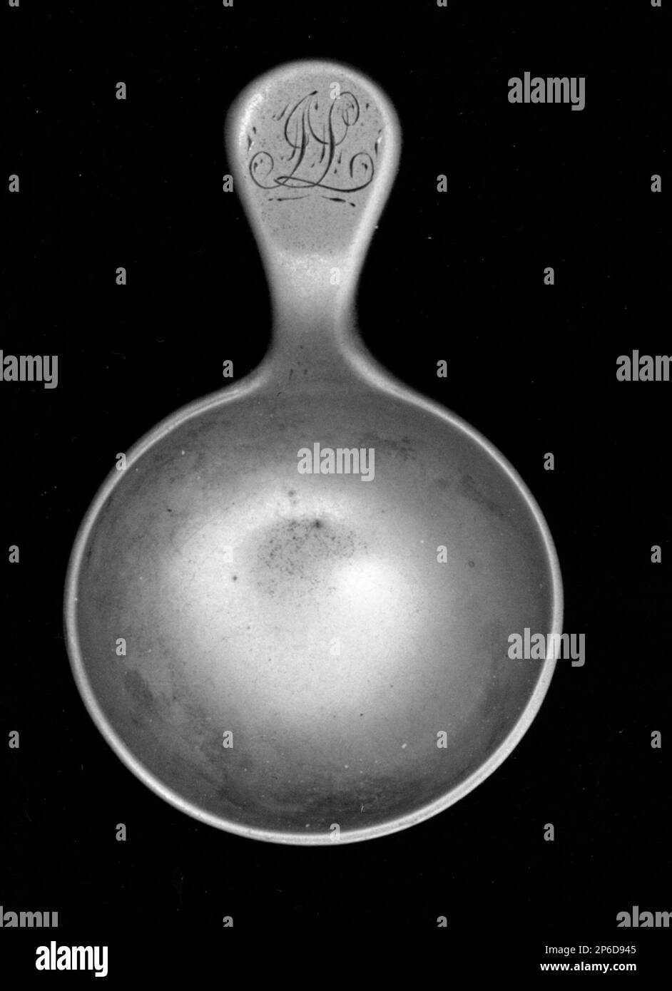 Samuel Kirk and Son, Caddy Spoon, c. 1850, silver Stock Photo - Alamy