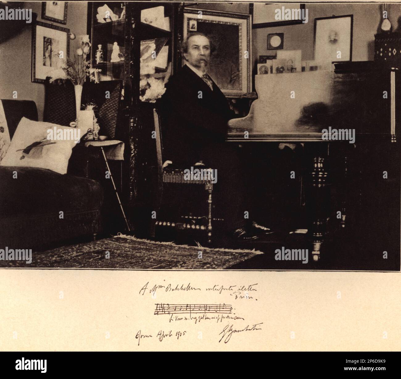 1905 , Roma , ITALY : The italian pianist and music composer GIOVANNI ...