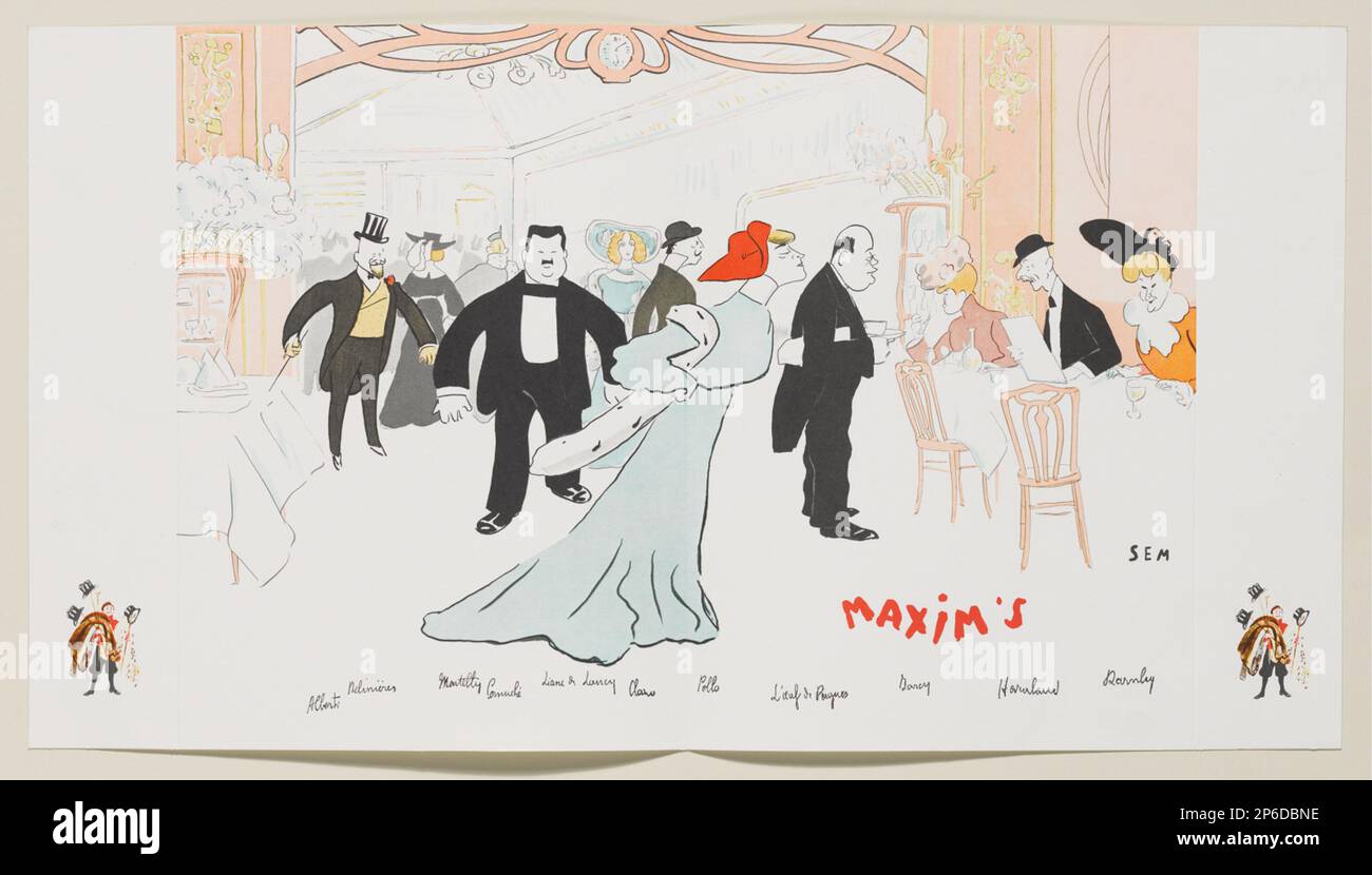 French cuisine menu cover hi-res stock photography and images - Alamy