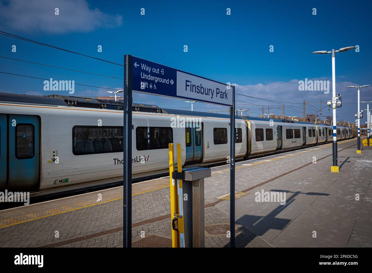 Finsbury Park Train Station London. Finsbury Park is an interchange ...