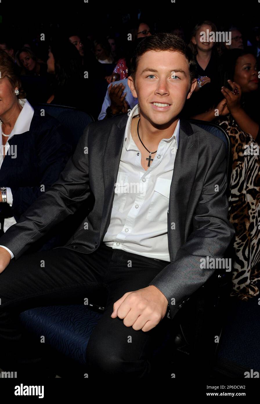 HOLLYWOOD, CA - MAY 23: Singer Scotty McCreery in the audience at FOX's ...