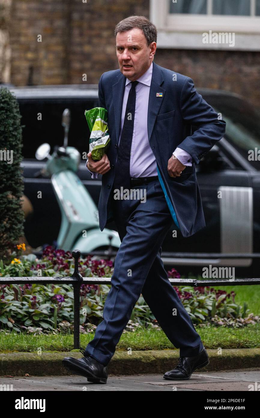 London, UK. 07th Mar, 2023. Greg Hands, MP, Chairman of the ...