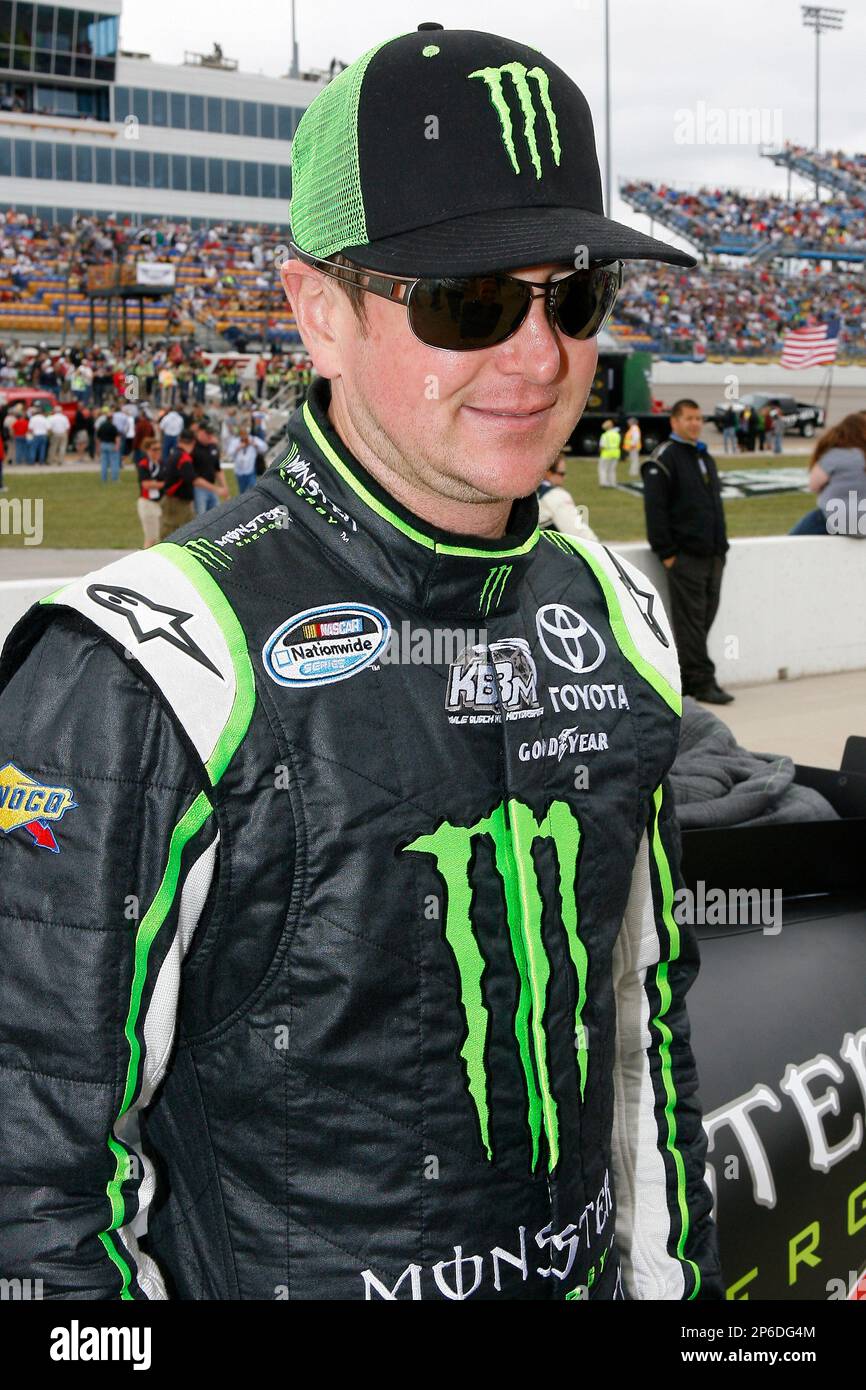 Kurt Busch during Sunday's NASCAR Nationwide Series auto race, Sunday ...