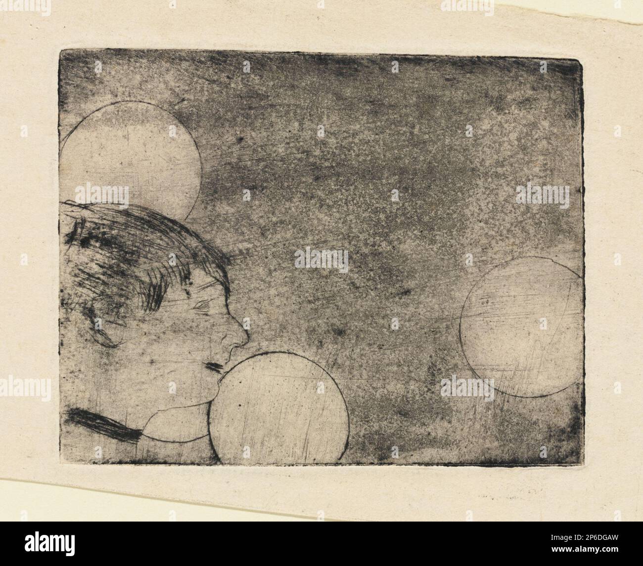 Hilaire-Germain-Edgar Degas, Singer's Profile (Profile de chanteuse), c ...