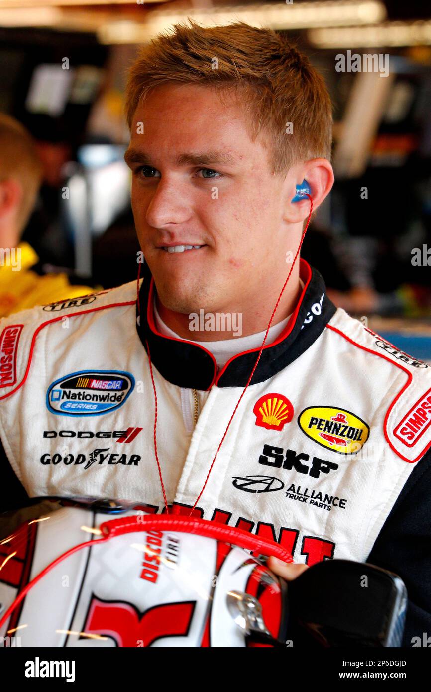 Parker Kligerman during practice for Sunday's NASCAR Nationwide Series ...