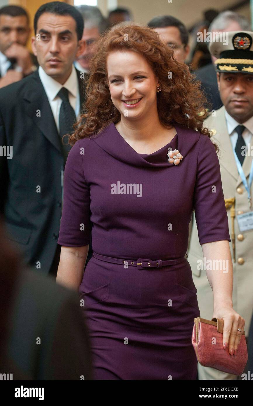 Princess Lalla Salma, wife of Morocco's King Mohammed VI arrives for ...