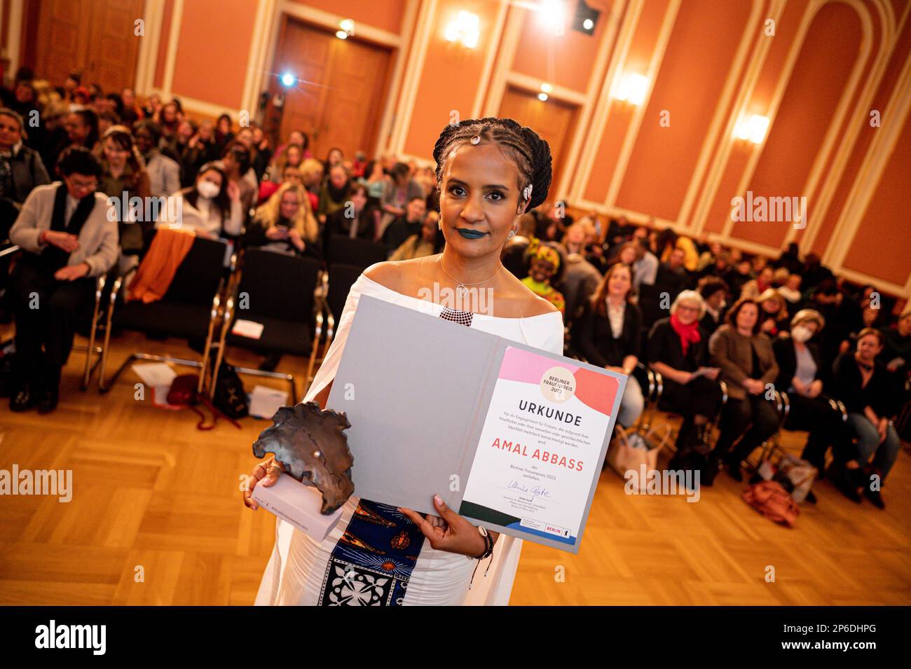 Berlin, Germany. 07th Mar, 2023. Amal Abbass, social entrepreneur ...