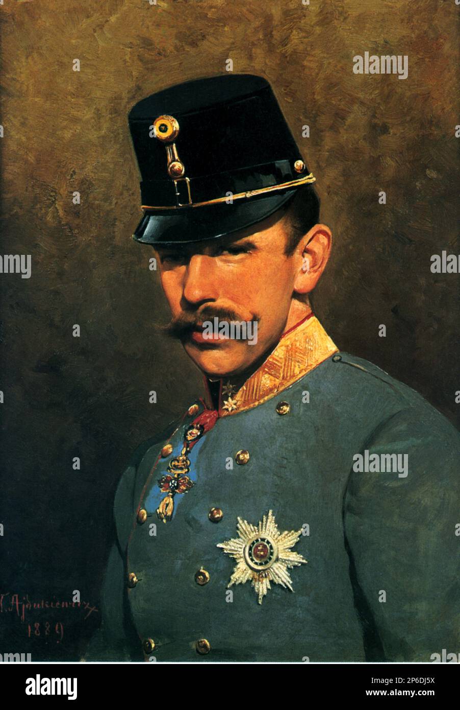 1889, Wien , AUSTRIA : The austrian kronprinz RUDOLF von ABSBURG ( 1850 ...