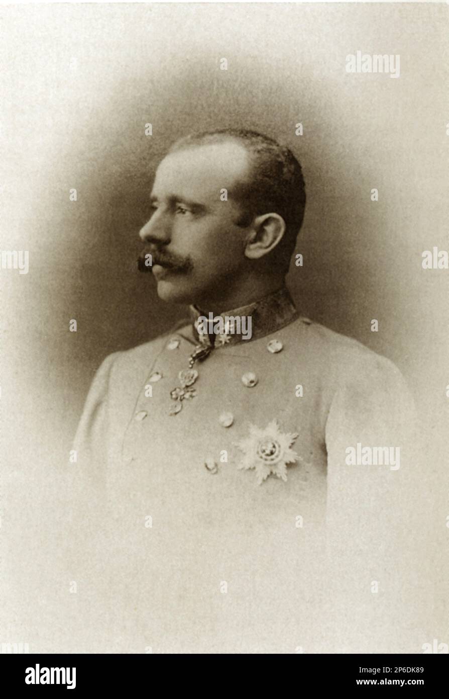 1888 , 8 december , Wien , Austria : The austrian kronprinz RUDOLF von ...