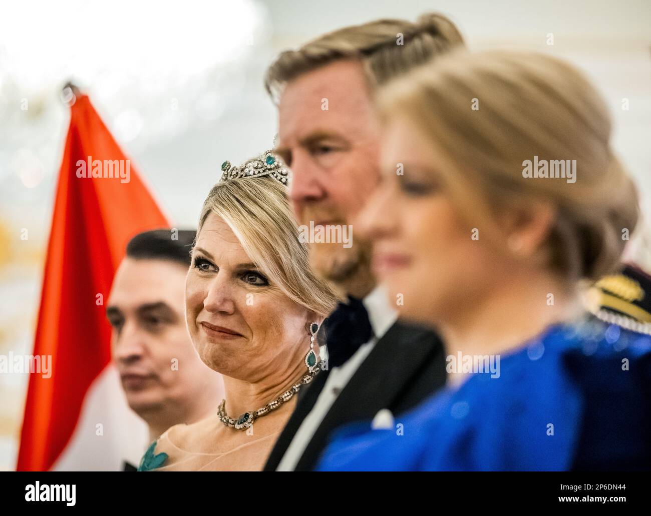 BRATISLAVA - King Willem-Alexander and Queen Maxima during the state ...
