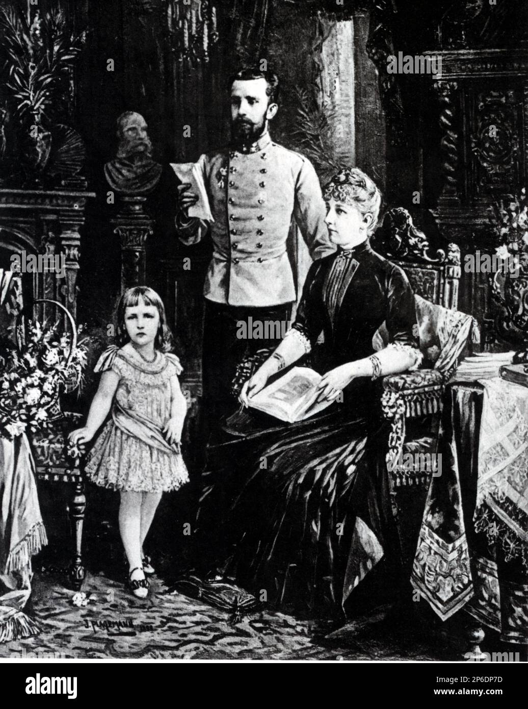 1888, Wien , Austria : The austrian kronprinz RUDOLF von ABSBURG ( 1850 ...