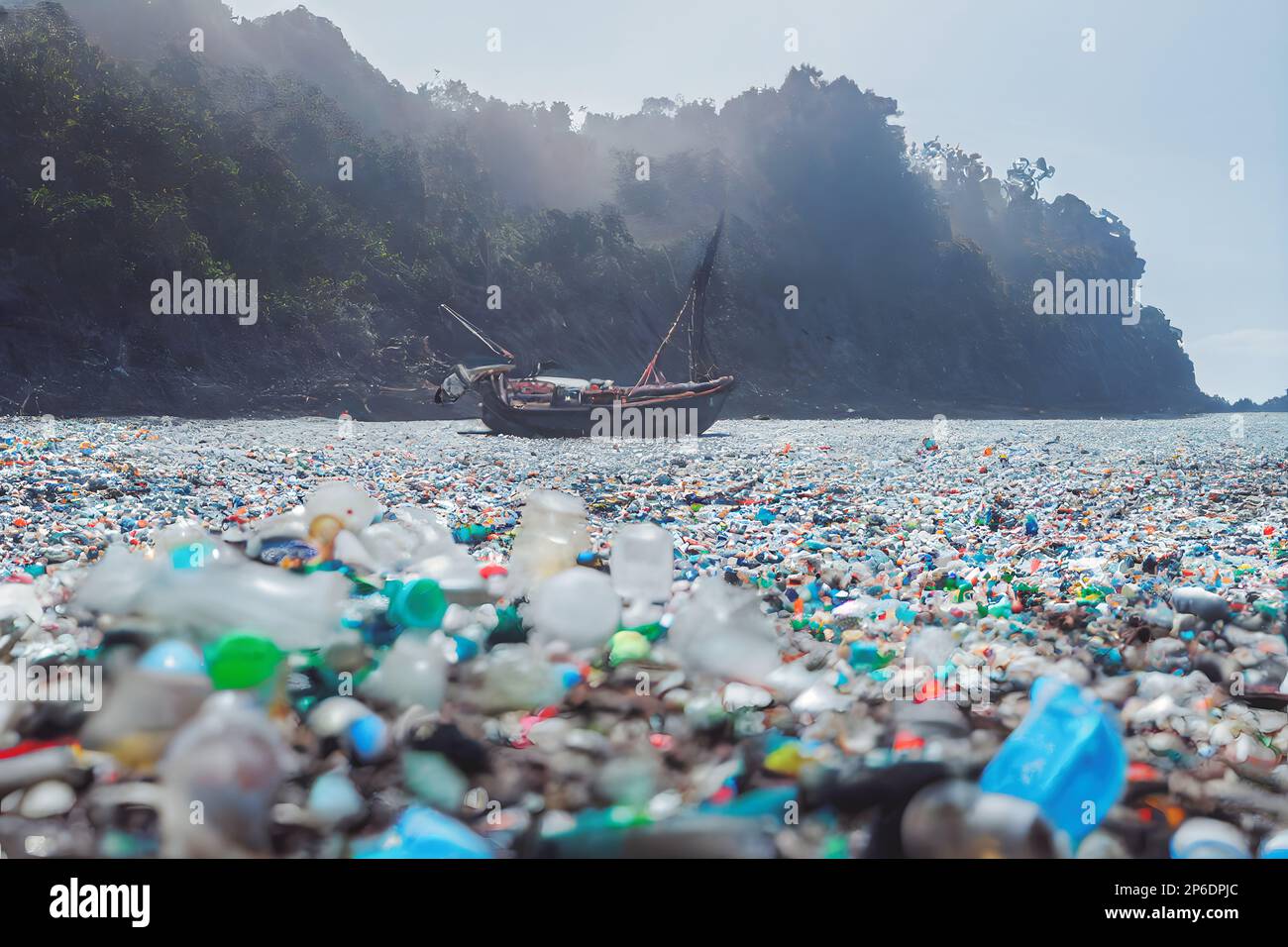 Plastic pollution waste garbage Stock Photo - Alamy