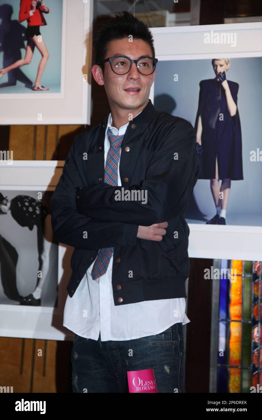 Edison Chan attends Olesya Romano's personal movie show in Hongkong ...