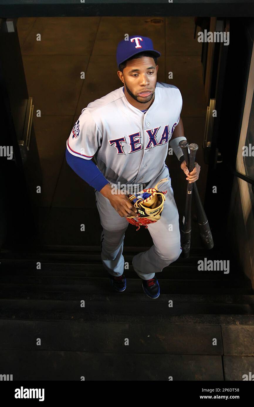 MAY 18 2012:Texas Rangers pitcher Neftali Feliz #30 walks up the tunnel ...