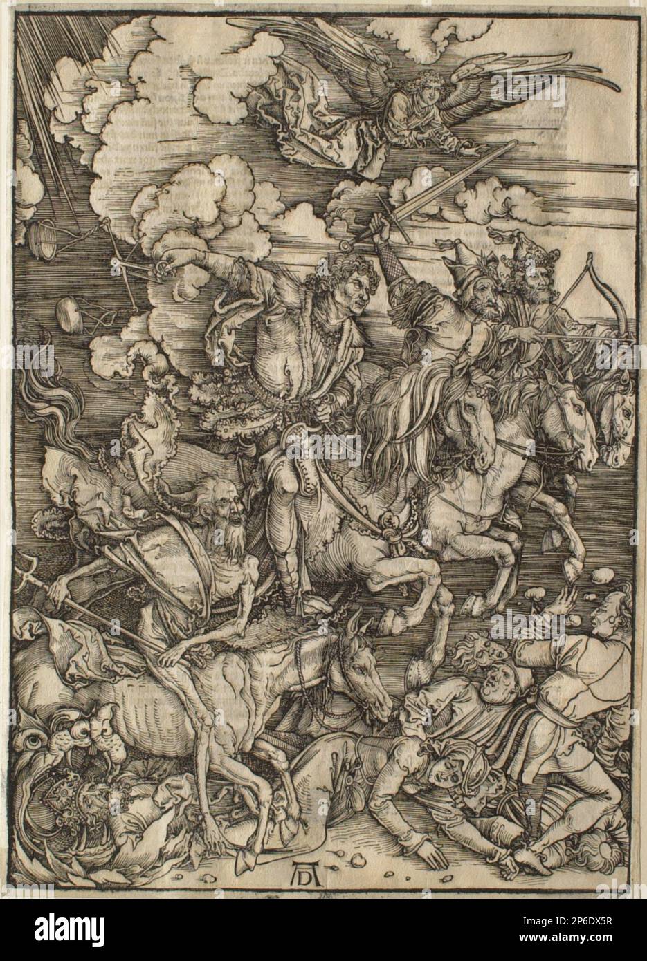Albrecht Dürer, The Apocalypse: The Four Horsemen, 1497–1498, woodcut on paper Stock Photo - Alamy