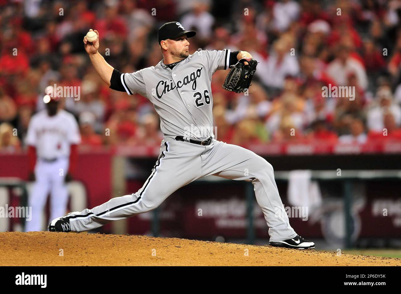 May 16, 2012 Anaheim, CA.Chicago White Sox relief pitcher Jesse Crain ...