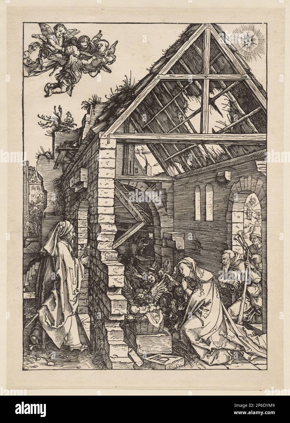 Albrecht Dürer, The Life of the Virgin: The Nativity, 1502–1503 ...