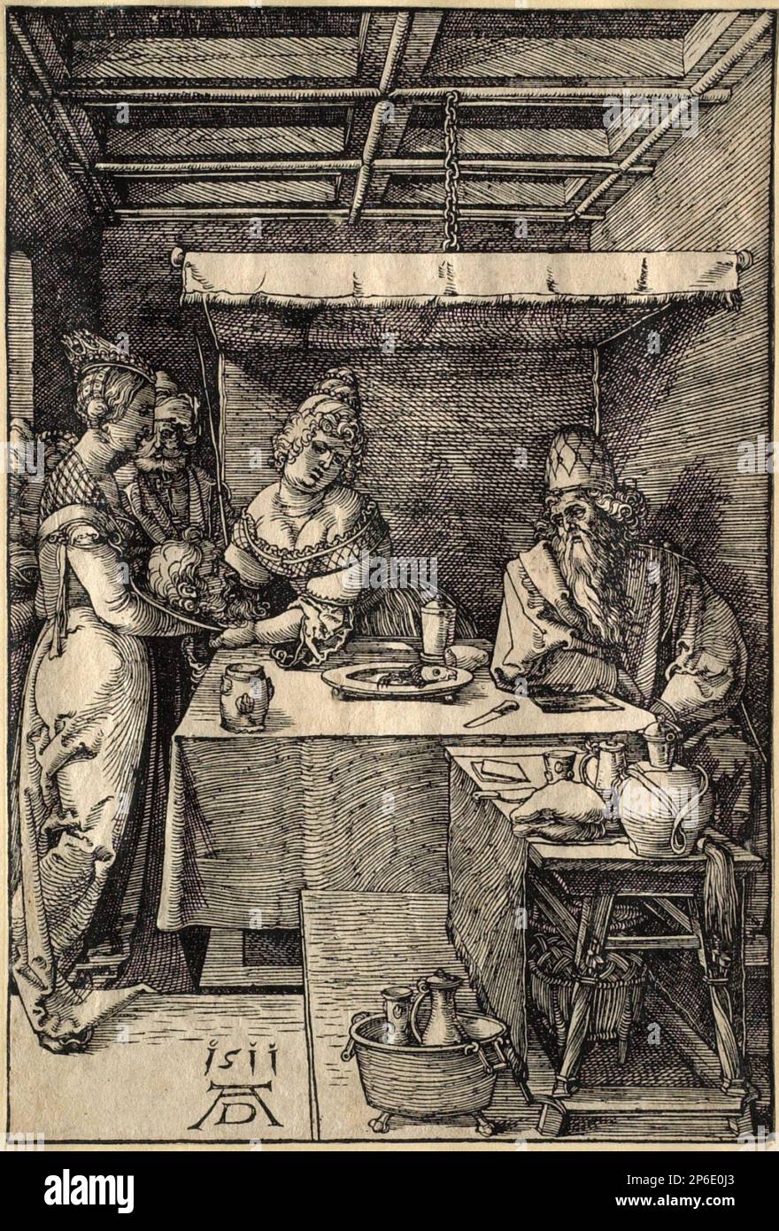 Albrecht Dürer, Salome Receiving the Head of Saint John the Baptist ...