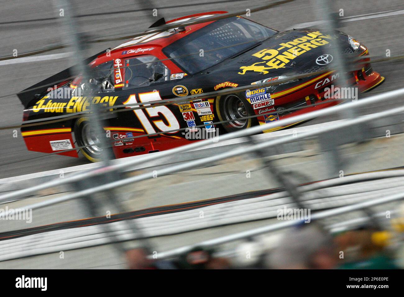 Clint Bowyer during Saturday's NASCAR Sprint Cup Series auto race at ...
